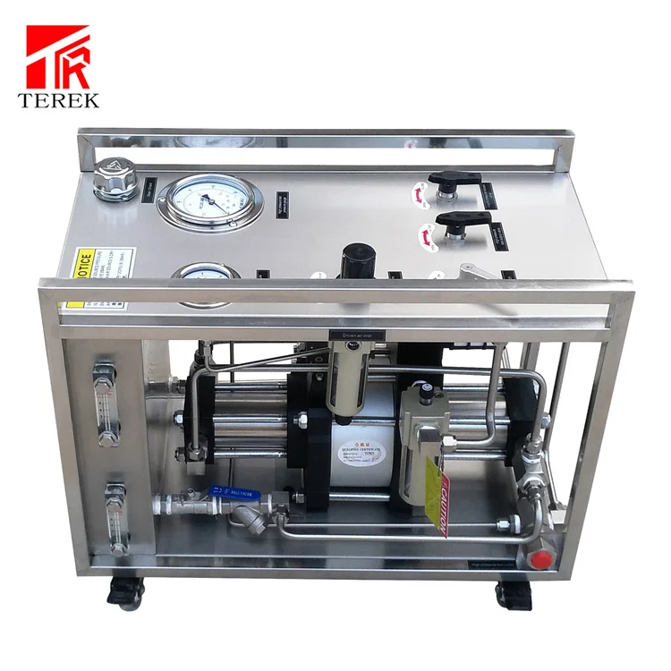 Terek Portable Pneumatic Hydraulic Testing Pump Hydrostatic test ...