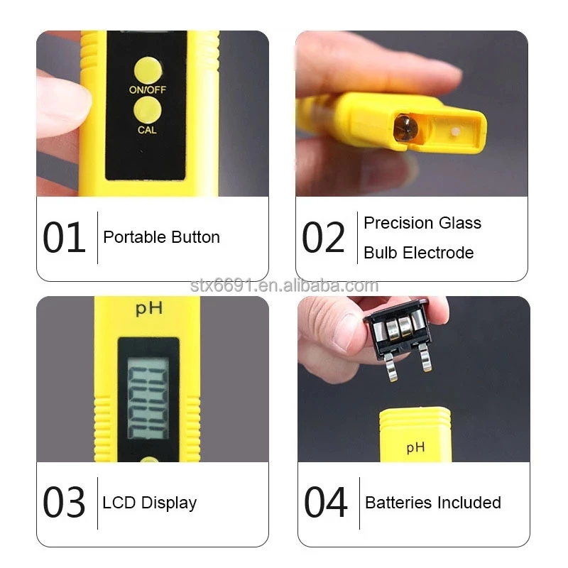 High Precision Portable PH Meter - Accurate & Reliable