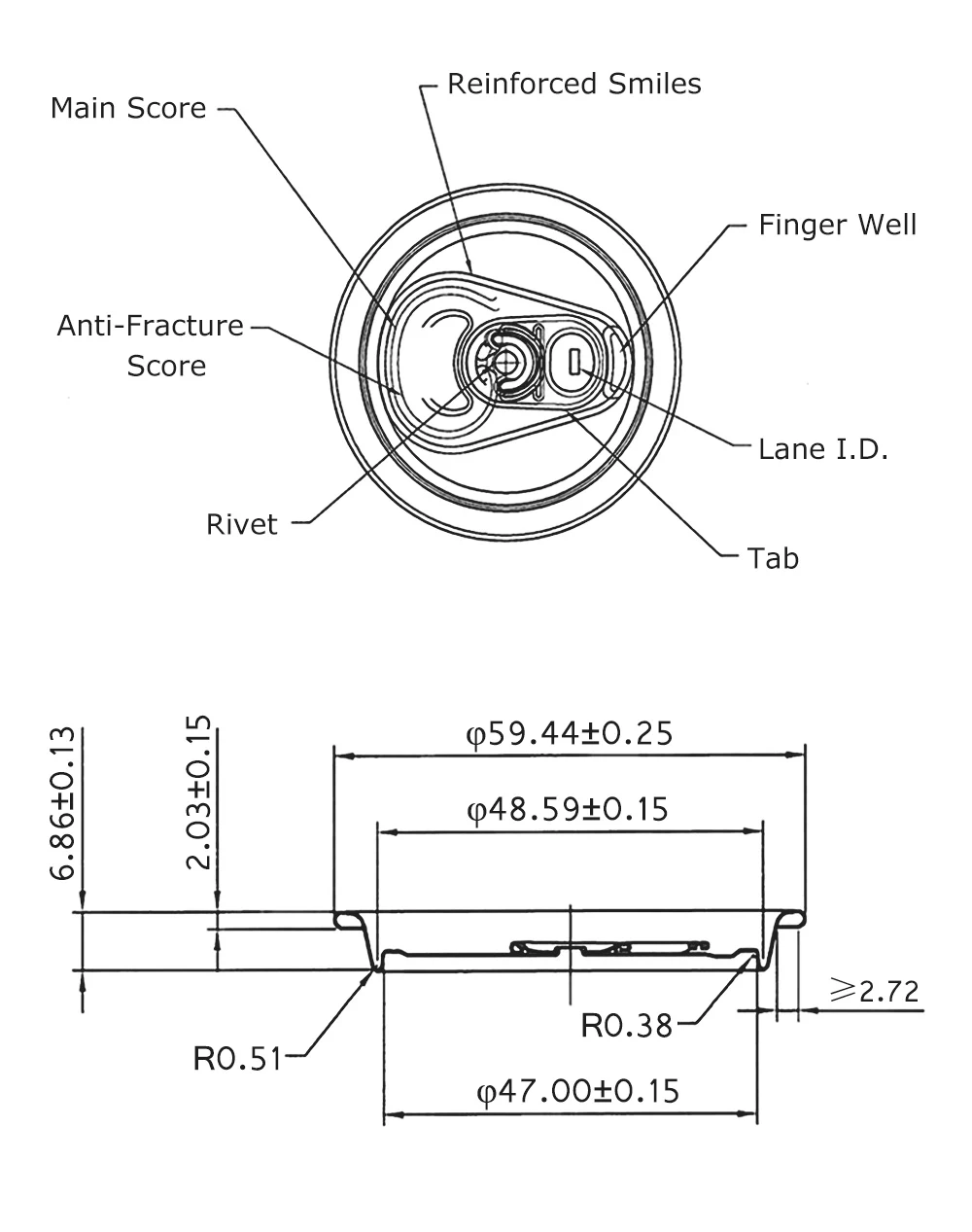 200 202 206 209 113 211 Sot Rpt Eoe Aluminum Alloy Beer Beverage Pop ...