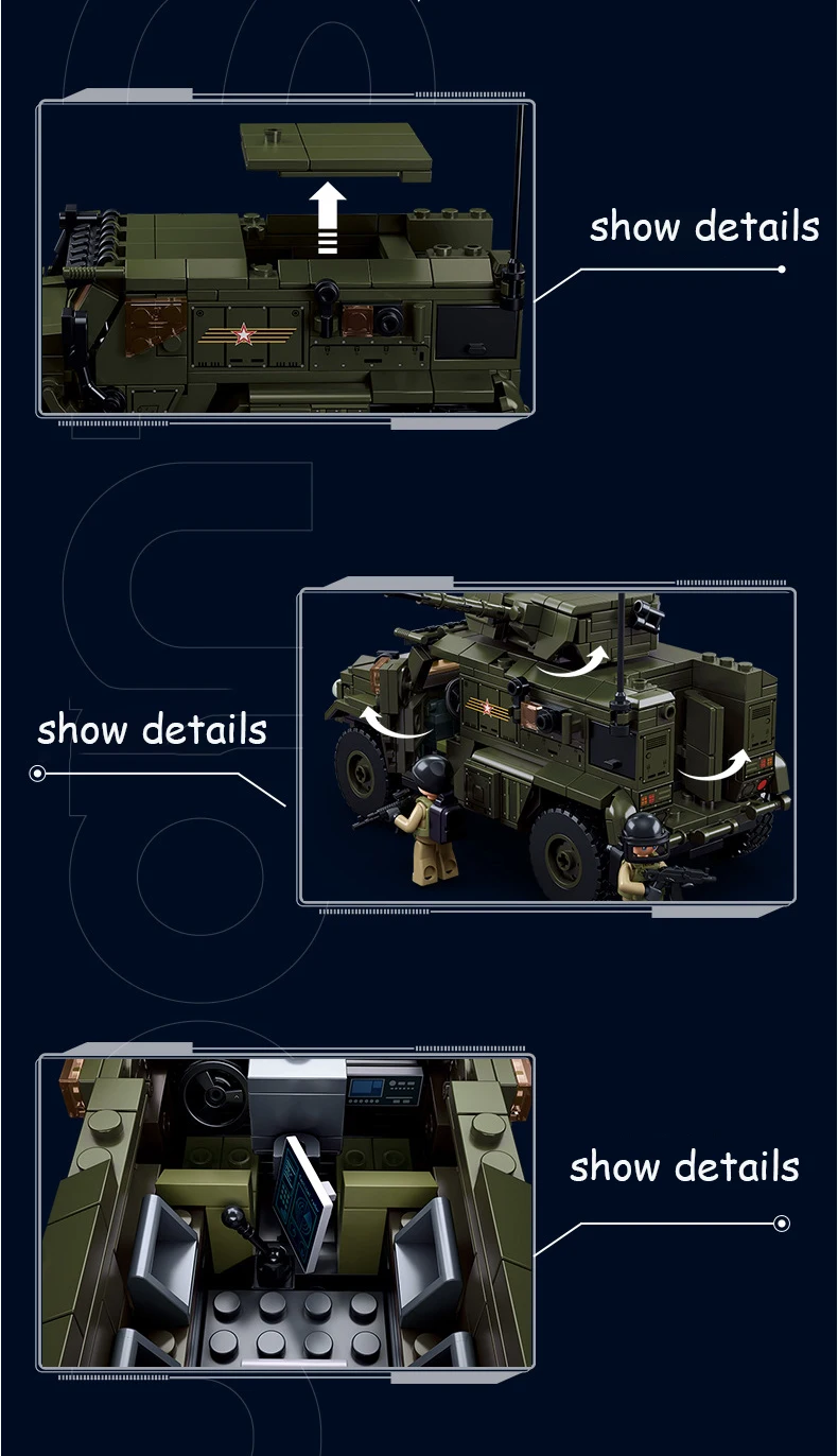 Sluban Typhoon VDVS Armored Assault Vehicle Model Kit