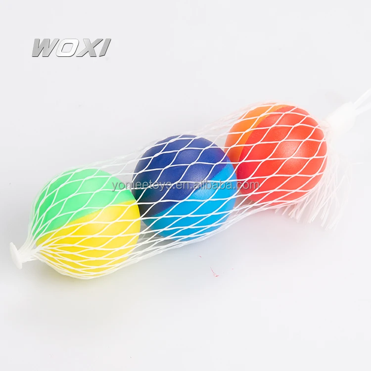 40mm PVC Beach Bouncy Ball Set - WOXI Beach Racket Accessories