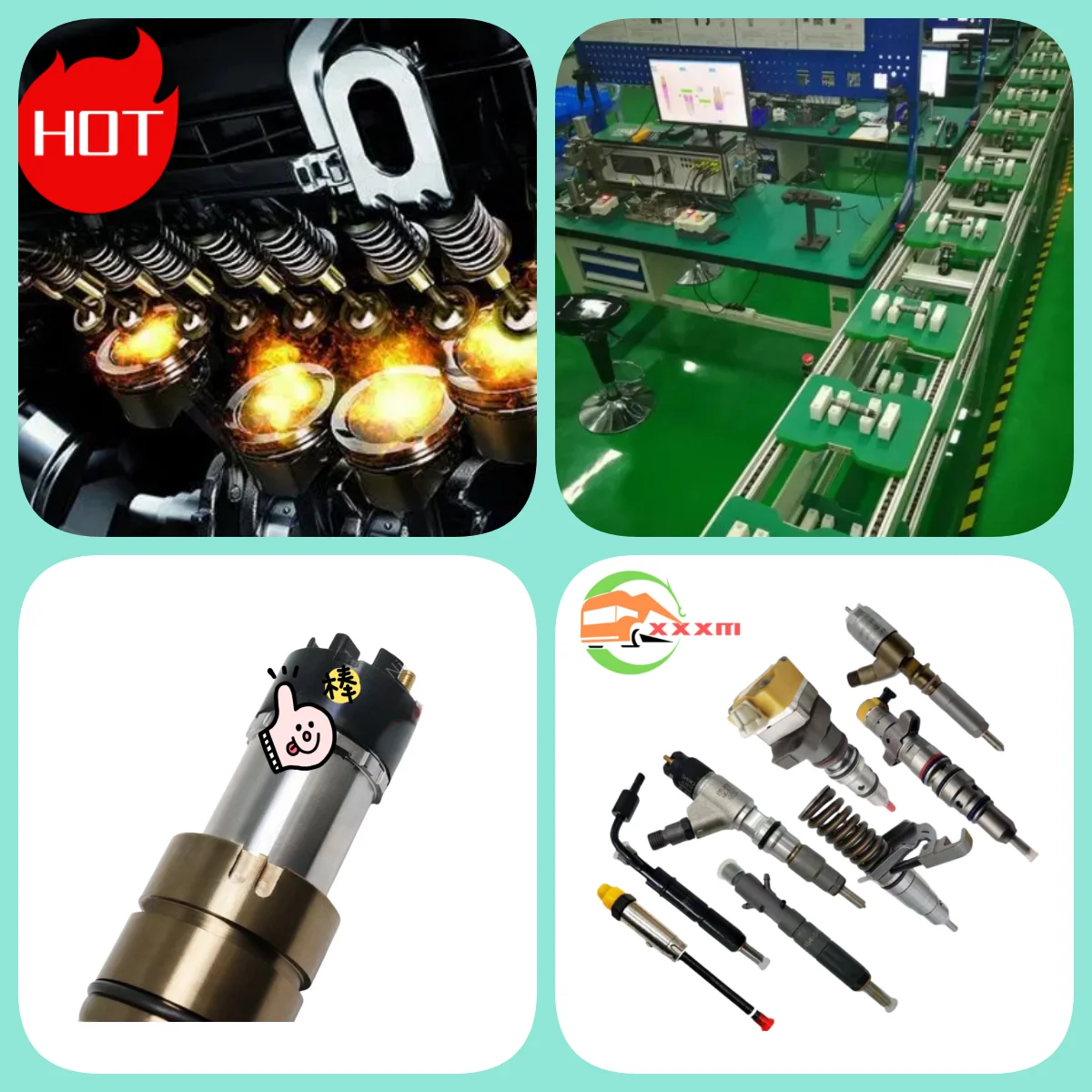 高性能卡车柴油发动机零件共轨喷油器0445110821新条件| Alibaba.com