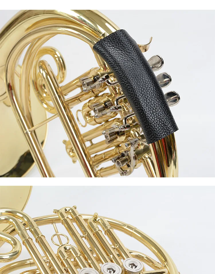 Round French Horn Hand Guard Non-slip Leather Handle Cover Sleeve ...