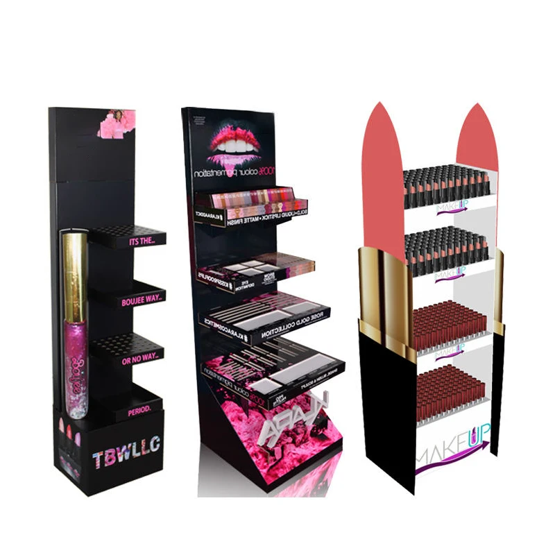 Luxury Perfume Makeup Cosmetics Shopping Display Stand For Skin Care ...