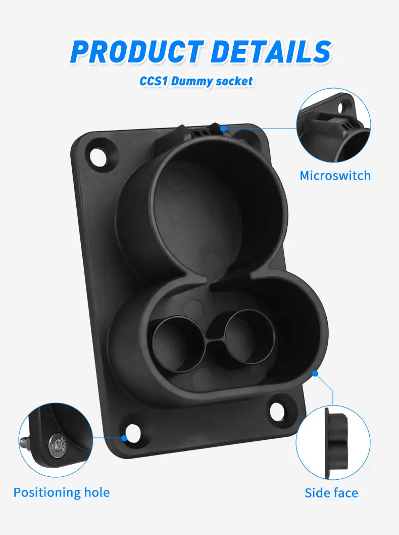 Ccs1 Combo Dummy Socket Fast Car Charging Station Holder
