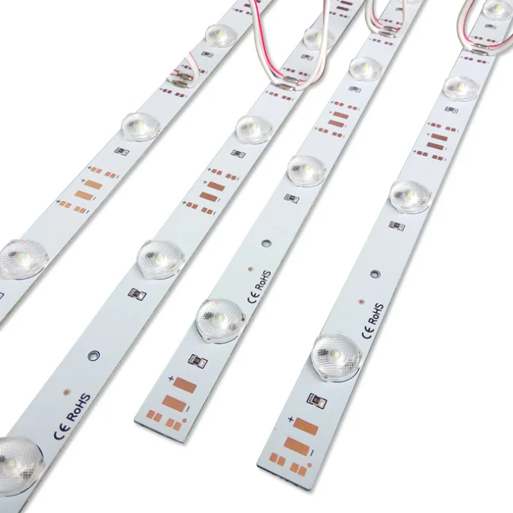12v 12 leds smd 3030 rigid diffuse reflection back light led strip bar ...