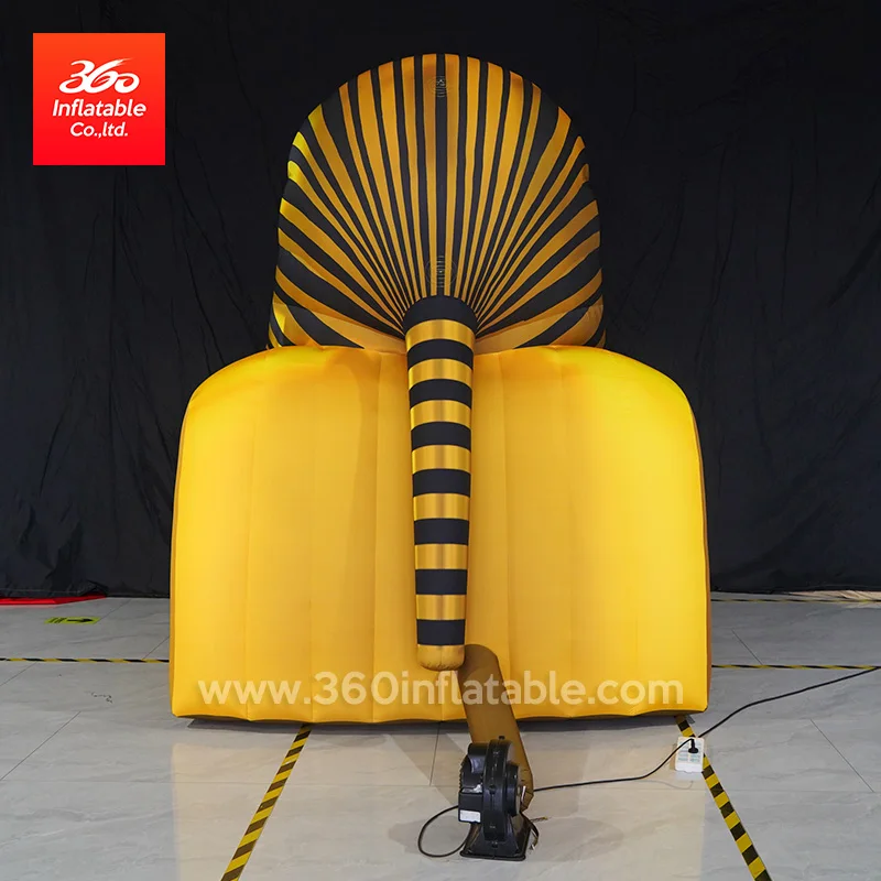 Giant Custom Advertising Inflatable Egyptian Pharaoh Model