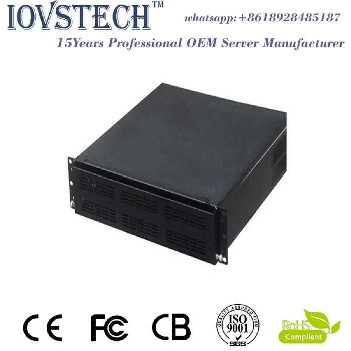 2U Rack Mount Server Case - Micro ATX Enclosure with Fans