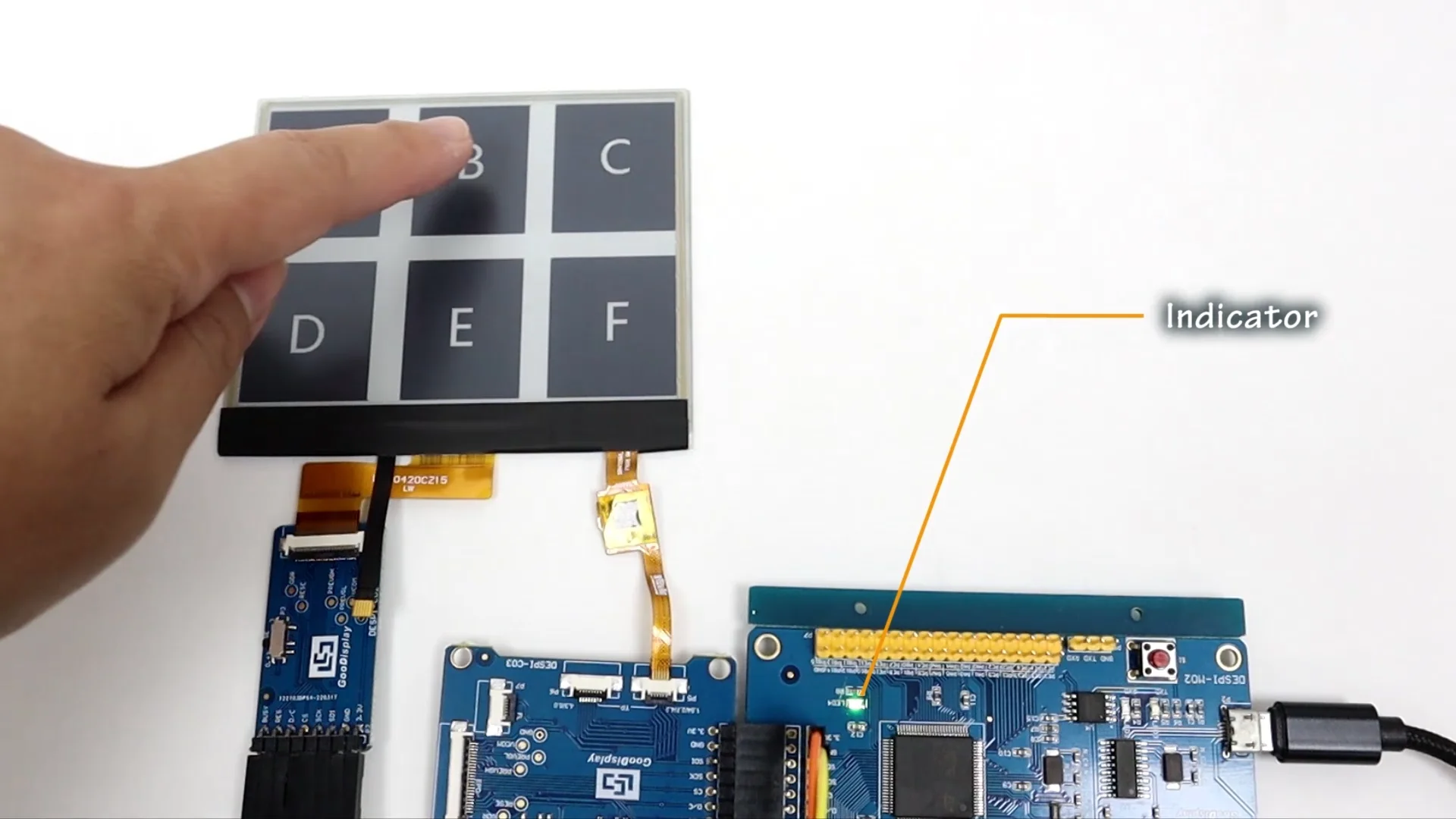 Black&white 4.2'' E-paper E-ink Display With Touch Frontlight Fast ...