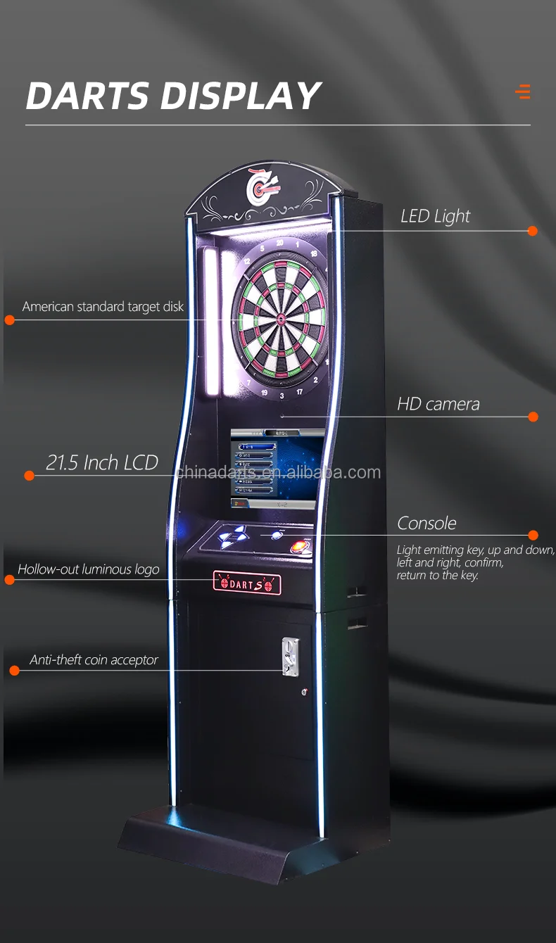 2024 Coin Operated Dart Boards Game - Economical DARTS Machine