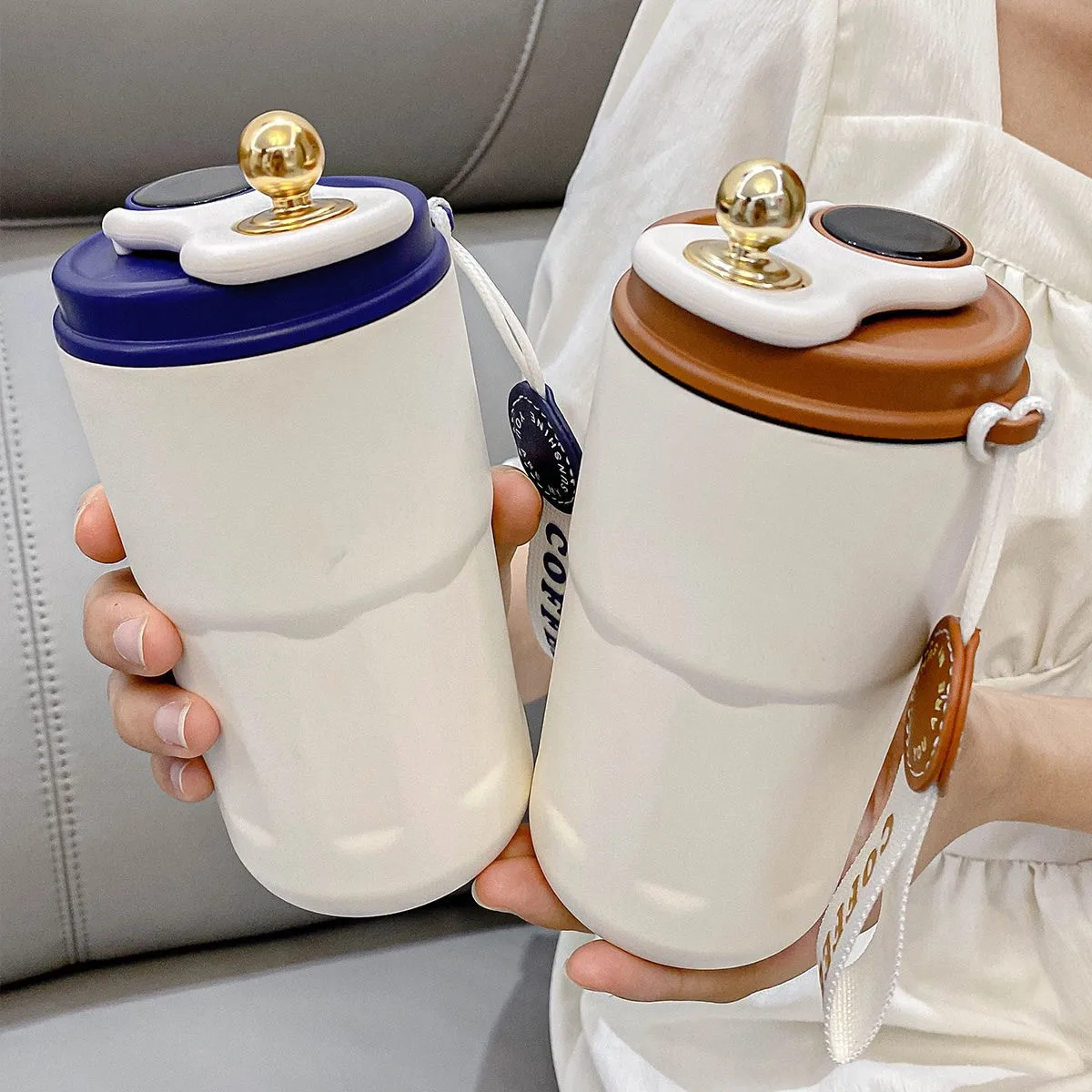 2025 Vacuum Smart Reminder Thermos Cups - LED Temperature Display