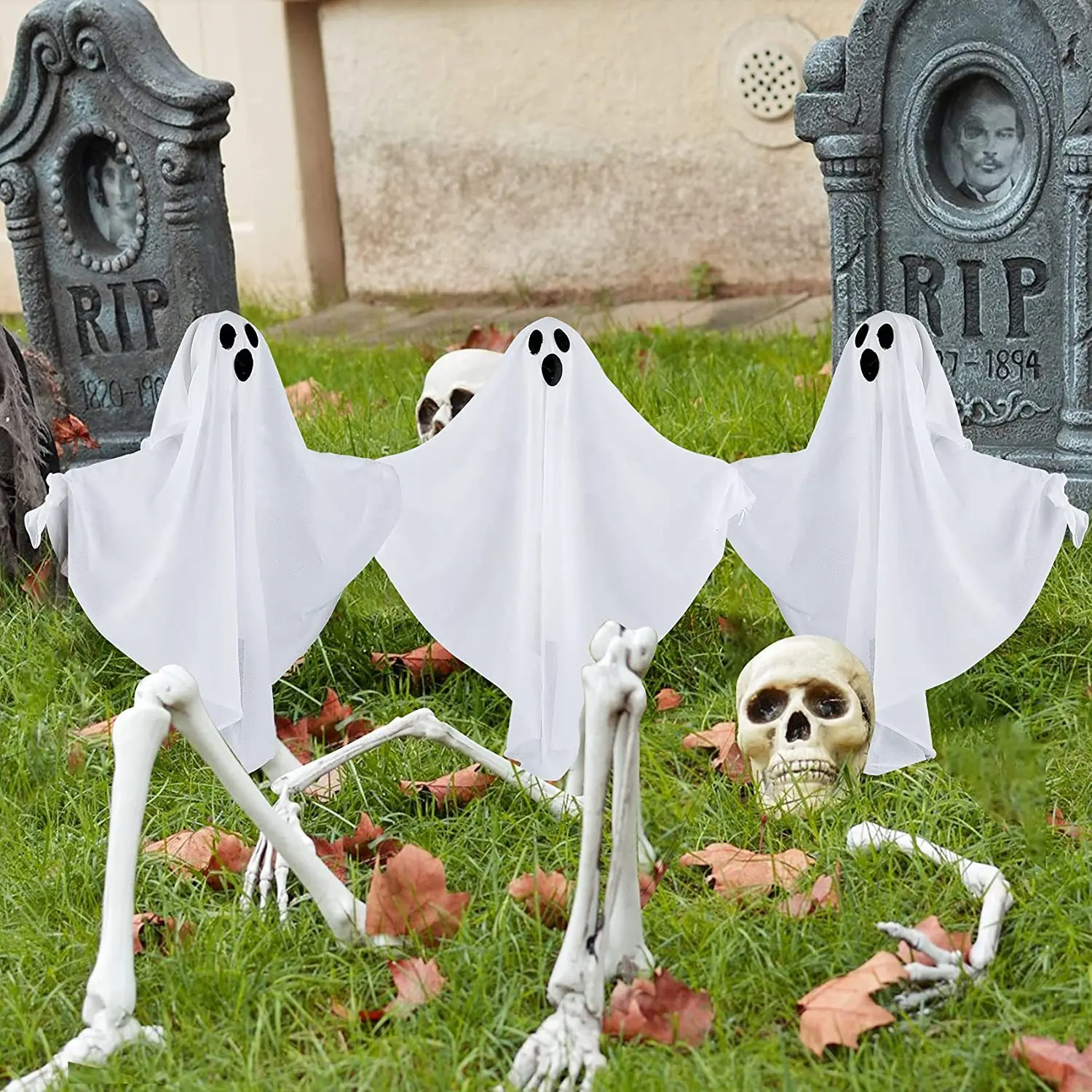 Halloween Led Light Up Eyes Motion Activated Animated Hanging Corpse ...