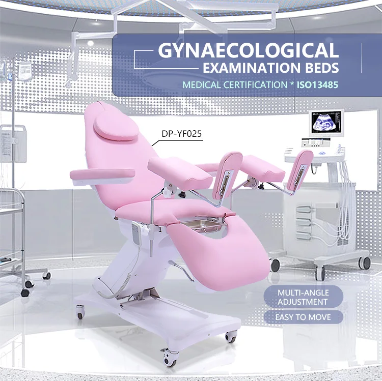 Hospital Portable Electric Gynecological Chairs Obstetric Exam Bed ...