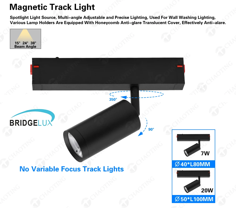 220v Magnetic Track Light System Recessed Magnetic Focus Lamp Linear ...