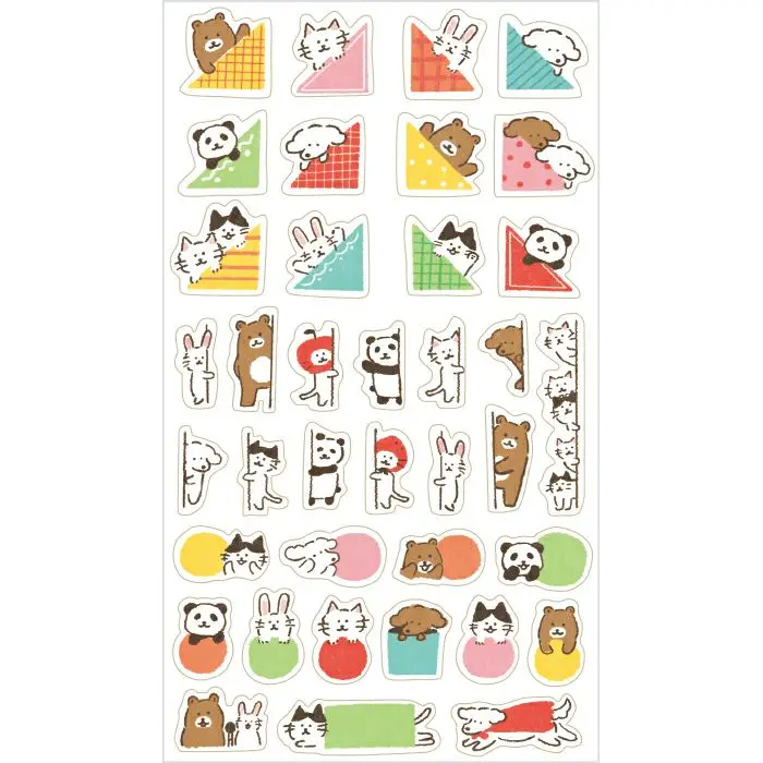 Custom Clear Animal Character Sheet Transparent Sticker Paper - Buy ...