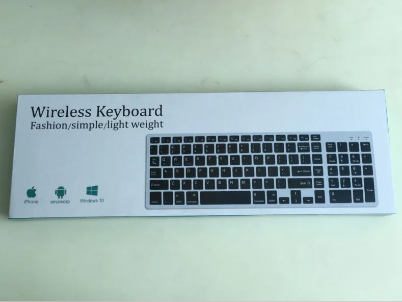 Super Thin Clavier 2.4ghz Wireless 101 Keys Rose Bluetooth Keyboard ...