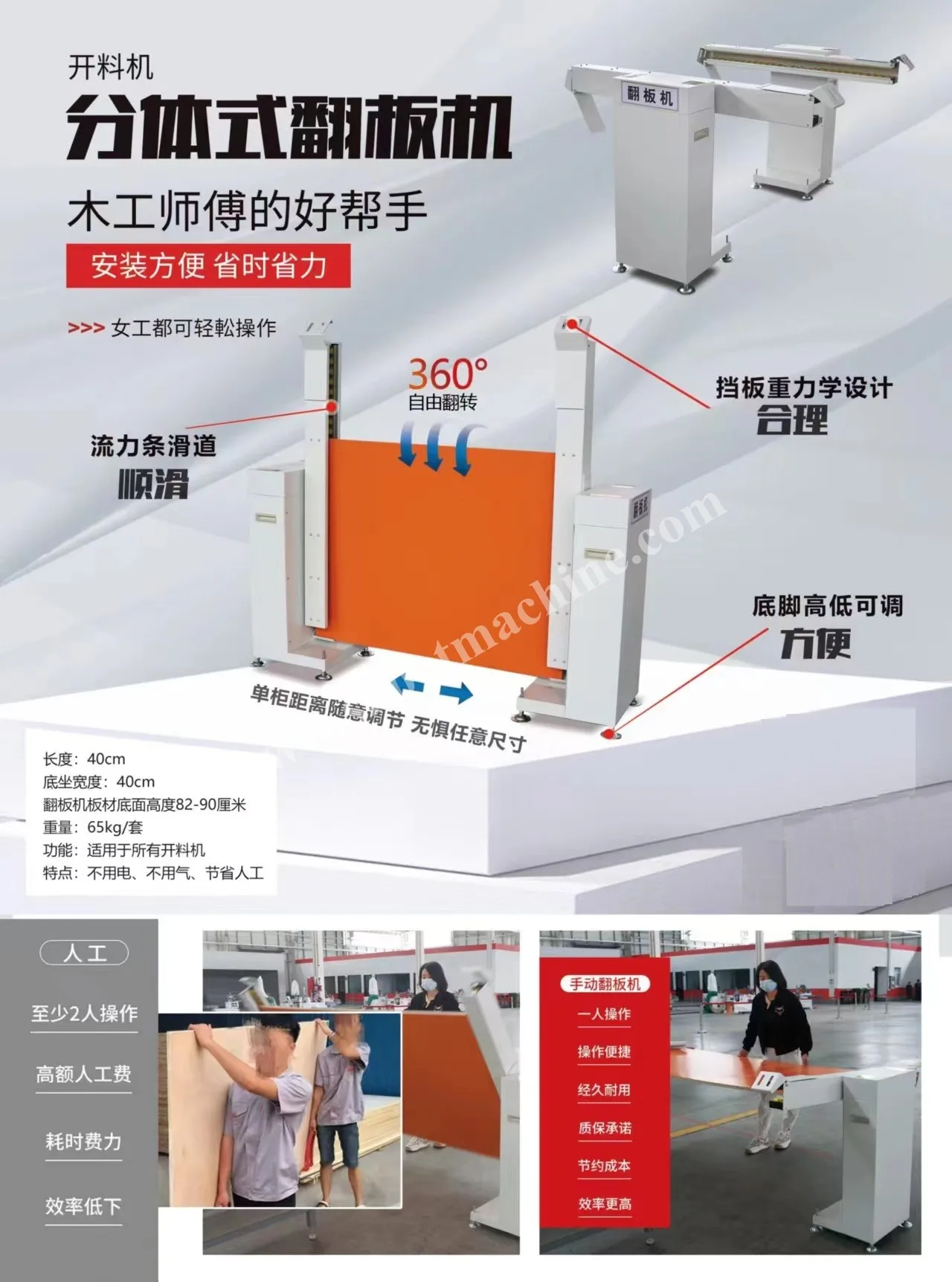 Split Type-Plate Turning Machine SHFBJ40 - Easy to Operate