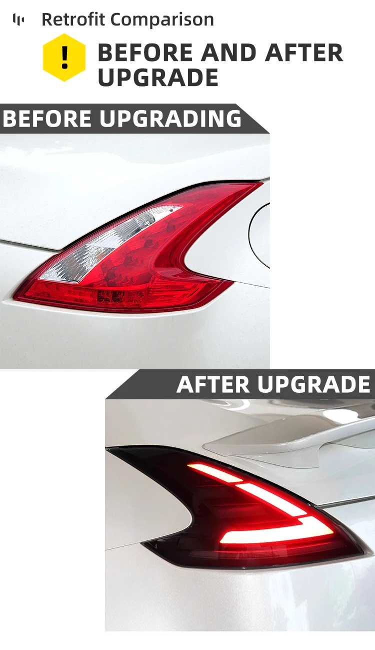YU GUANG LED Taillights Upgrade for Nissan 370Z - High Quality