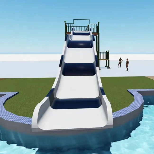 Large-scale Water Playground Equipment With Slide & Sprinkler