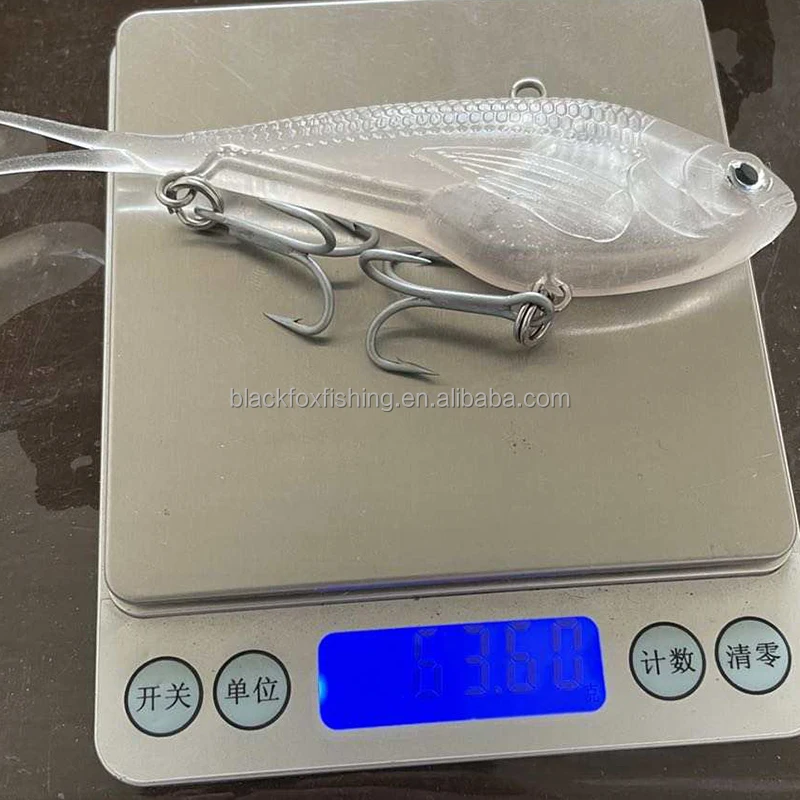 130mm/63g TPR/TPE VIBE Seawater Tuna Vib Lead - Soft Vibe Lure