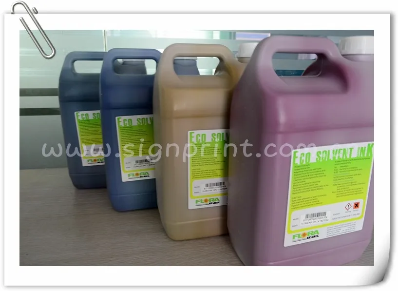 Eco Solvent Ink for Flora LJ 320P Polaris Printer ,Flora Original Eco ...