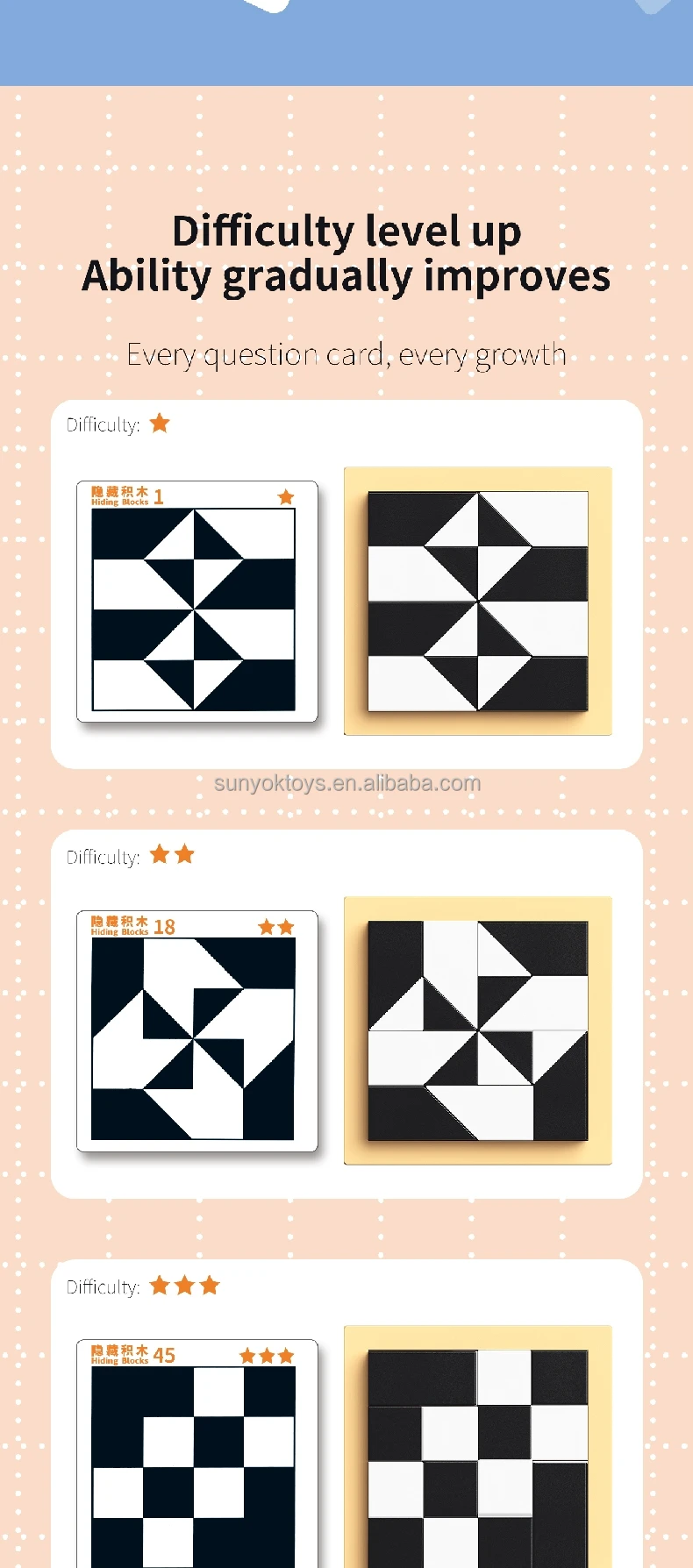 Montessori Geometric Shape Puzzles Building Blocks Plastic 3d Jigsaw ...