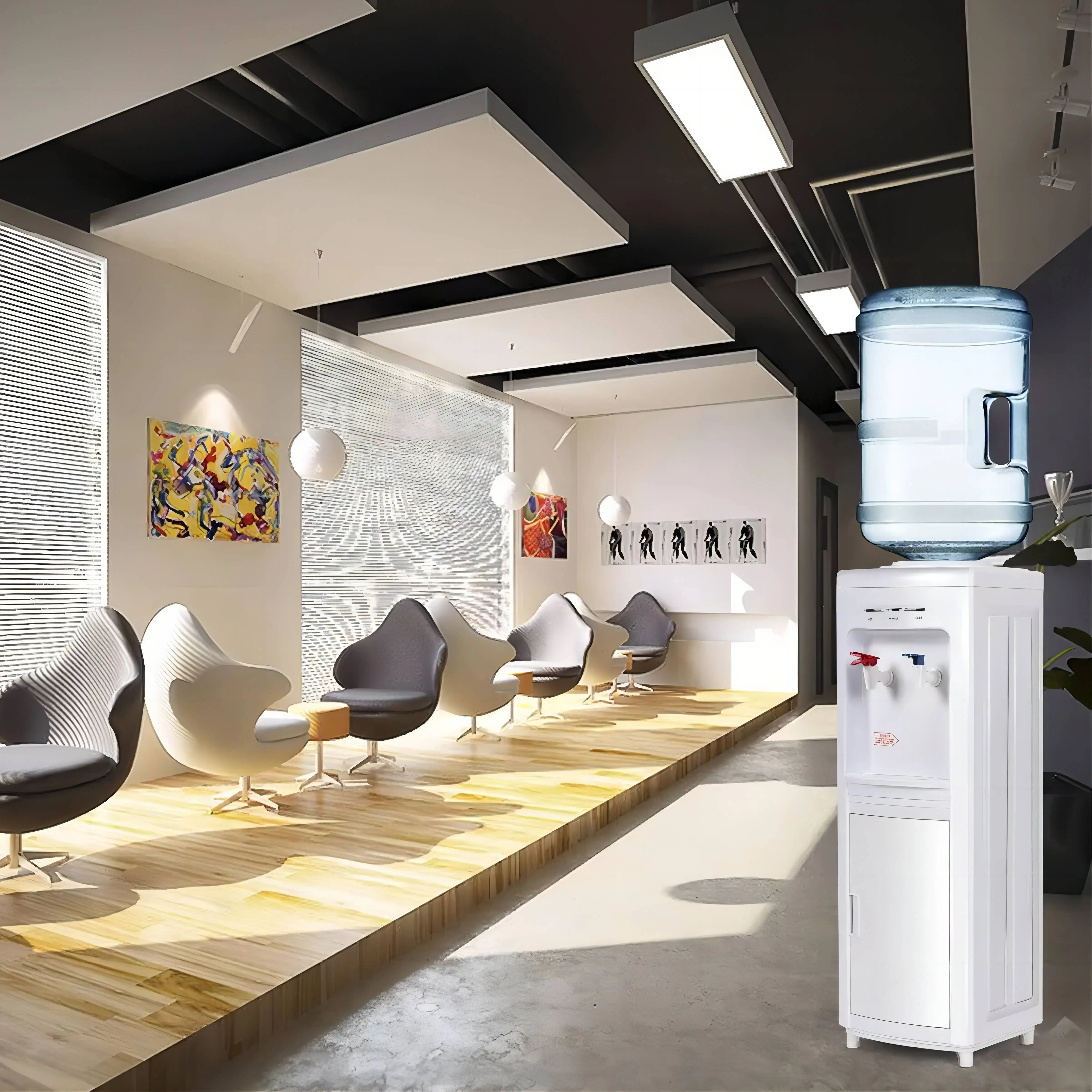 Modern Freestanding Cold Tank Compressor Cooling Water Dispenser Water ...