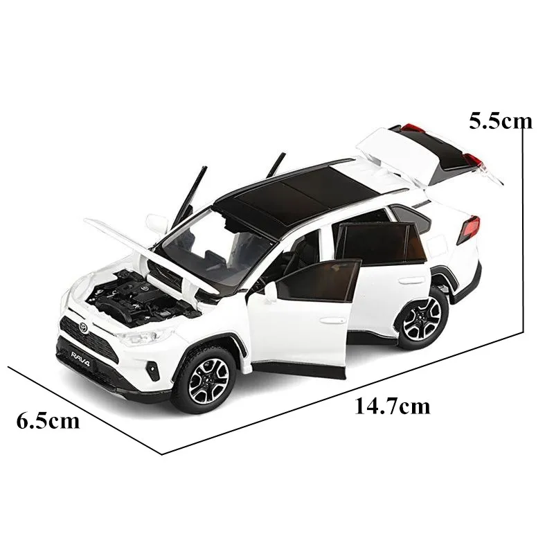 JKM 1:32 Scale Toyota RAV4 SUV Diecast Toy Vehicle Model Car