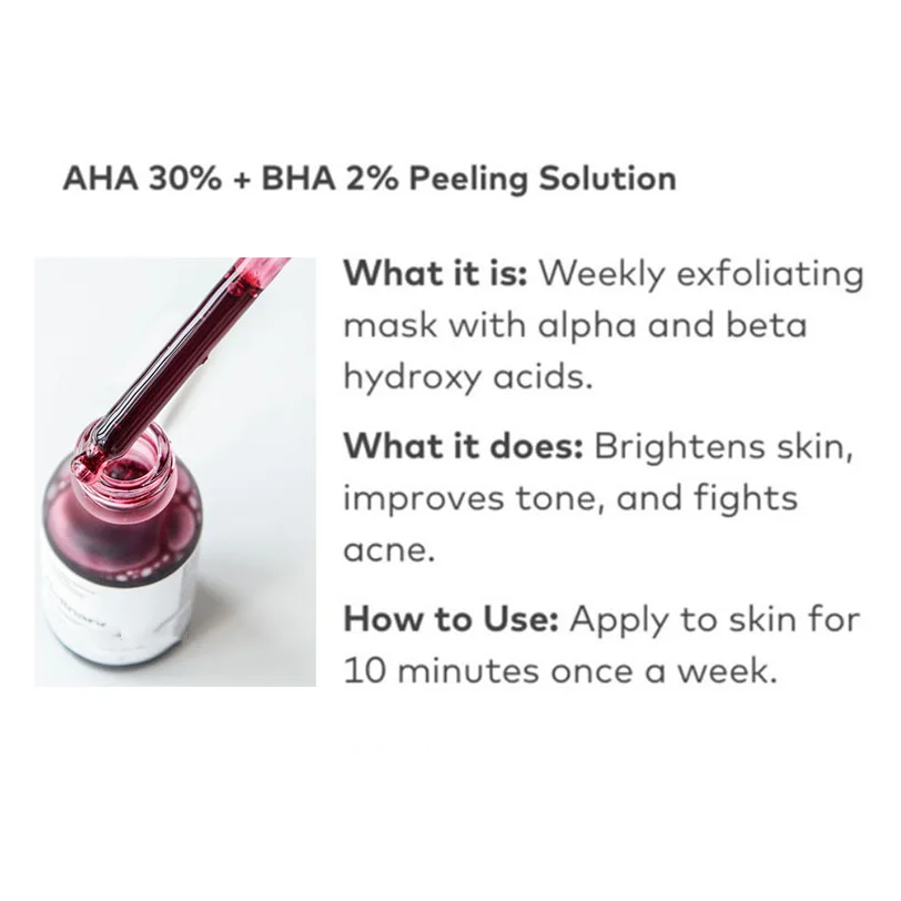 Aha 30% Bha 2% Peeling Solution Ordinary Skin Products Face Care Serum ...
