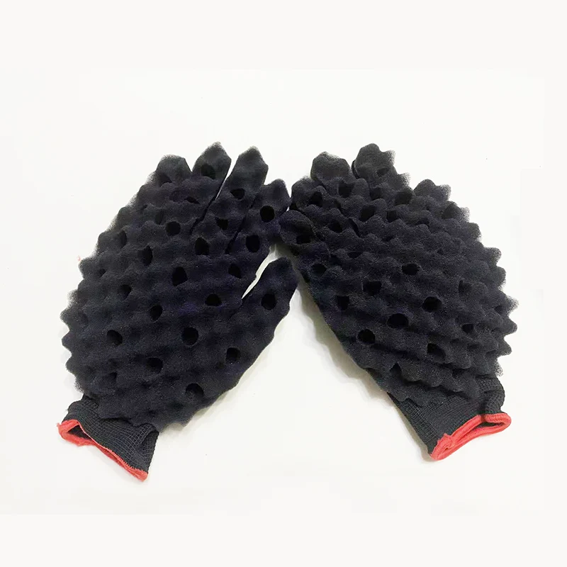 Hand Shape Glove Hair Curl Sponge Brush Magic Twist Coil Wave For ...
