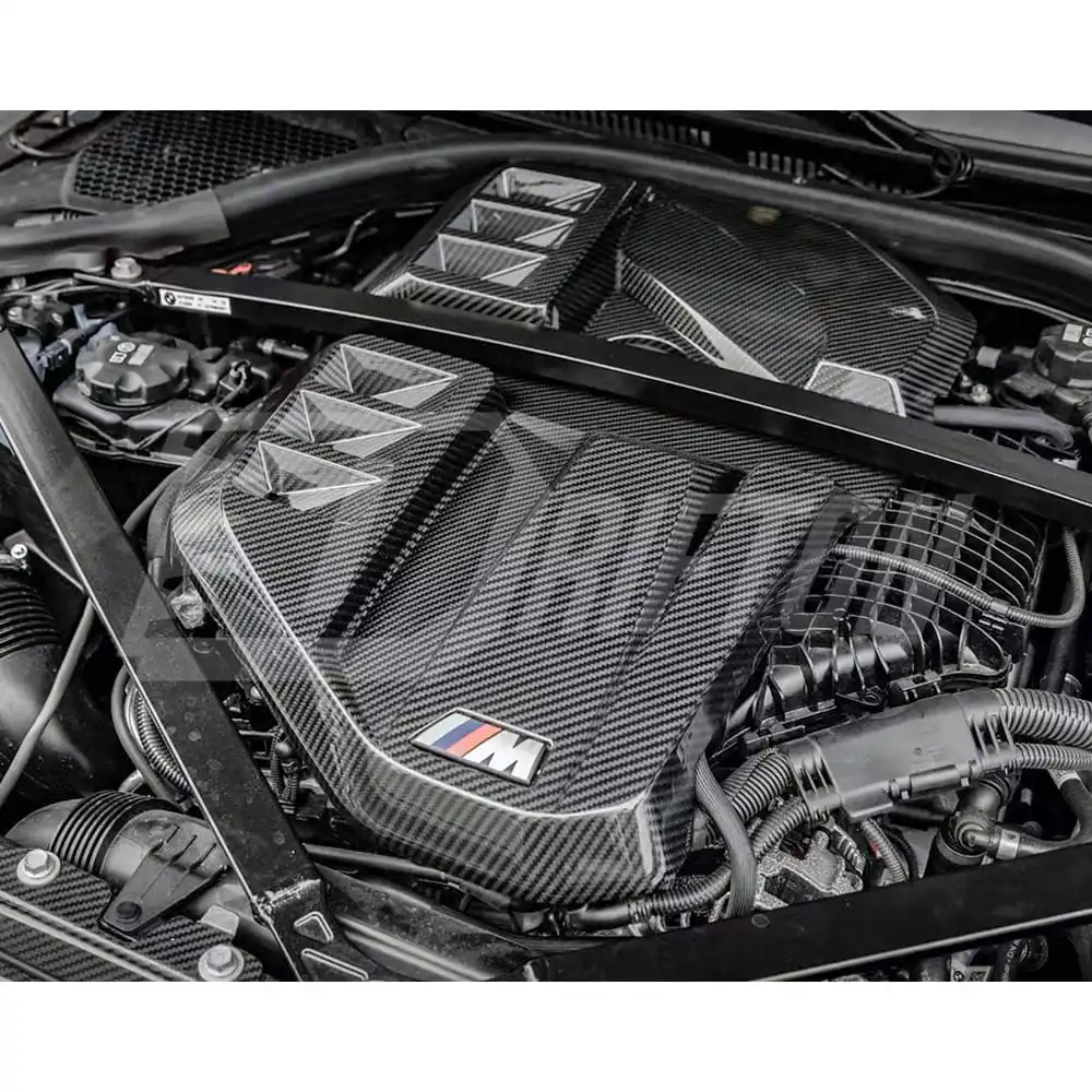 Drifton Dry Carbon Fiber S58 Engine Bay Cover for BMW M2 G87
