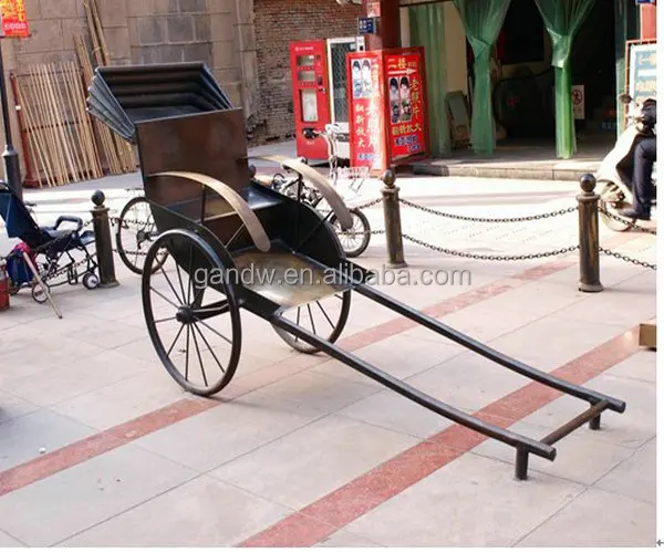 China Traditional Human Power Rickshaw Cart - Carros Humanos