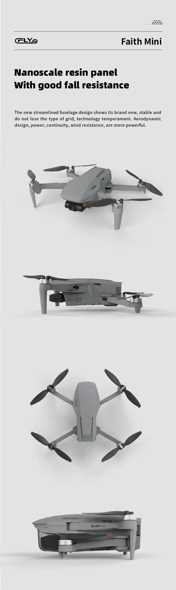 HOSHI C-FLY FAITH MINI 4K Drone - Foldable & Remote Control
