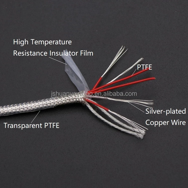 3 Core Sensor Cable - PTFE Insulated PT100 Compensation Wire
