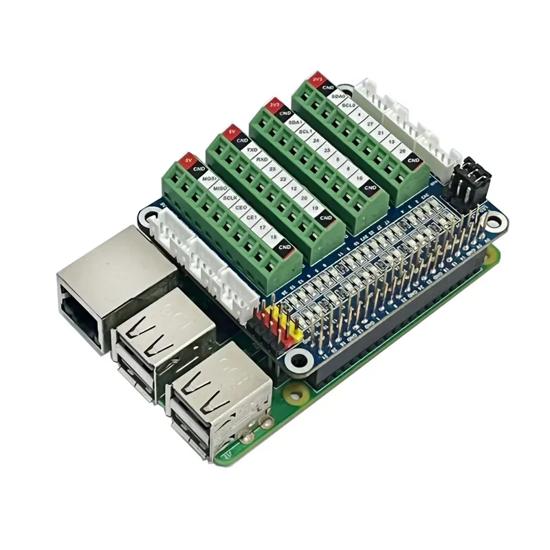 Raspberry Pi GPIO Test Board with LED and PCF8591 Module