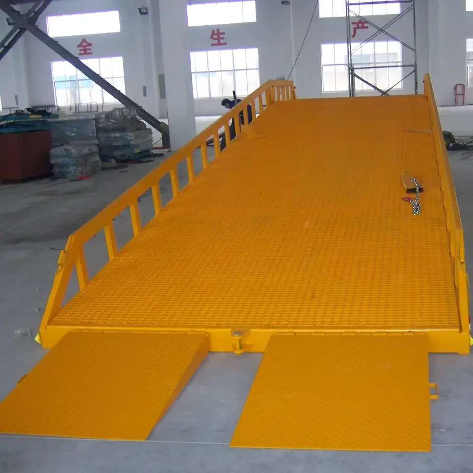 Car Loading Movable Dock Leveler 10T 12T 15T Forklift Truck Load Unload ...