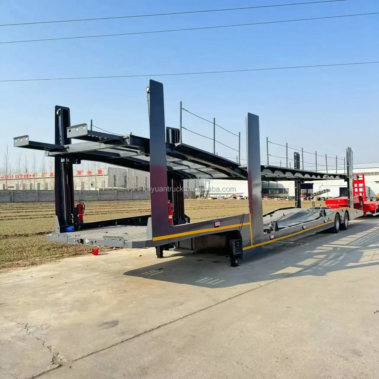 Kayuan Best Selling Customized Mobile Metal 2 Axle Car Carrier ...