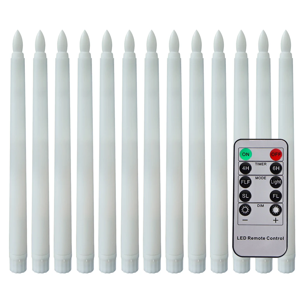11inch Plastic Led Candle Stick Battery Operated Led Taper Flameless ...