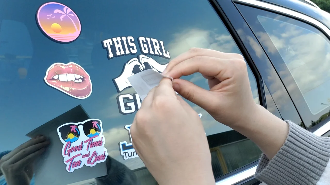 Custom Sticker Car Vinyl Decals Water Proof Uv-resistant Colorful Car ...