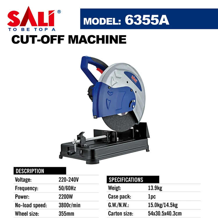 SALI-355B Heavy Duty Electric Cut off Machine - 2400w Power