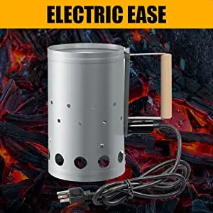 Portable Electronic Fire Starter Bbq Charcoal Igniter with Wooden ...