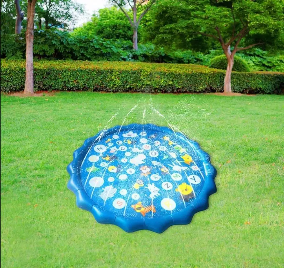 Hot Sale Children Outdoor Garden 68" PVC Inflatable Sprinkler Splash ...