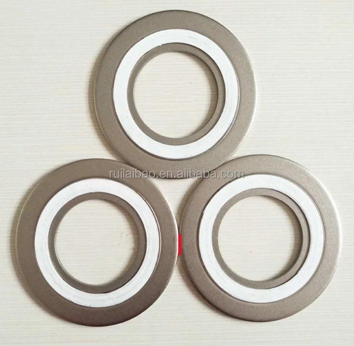PTFE Stainless Steel Spiral Wound Gasket - High Temp Resistant