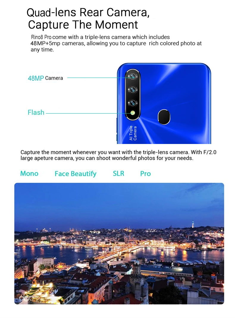 6.5 Inch Rino 8 Pro 12g Ram + 512gb Rom Gps Tracking Cell Phone ...