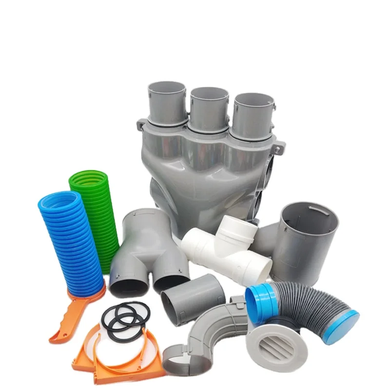 Custom 110mm Villa Ventilation Pipe - PE Green Corrugated