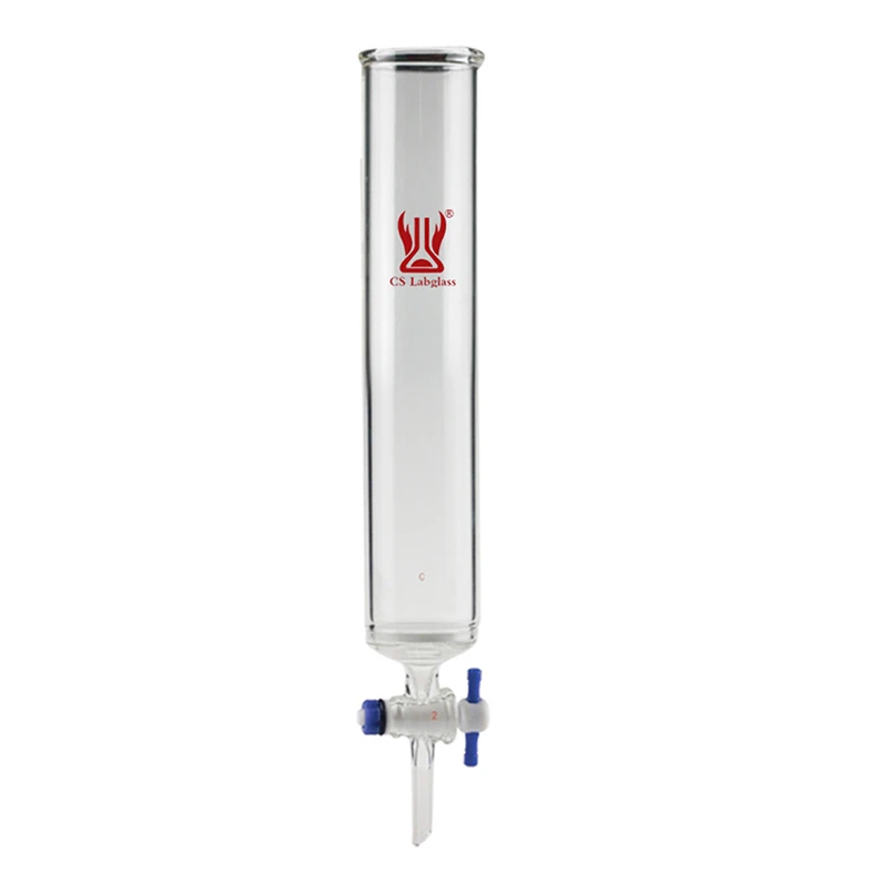 Glass Chromatography Column Modified Fritted Disc Short Column with ...