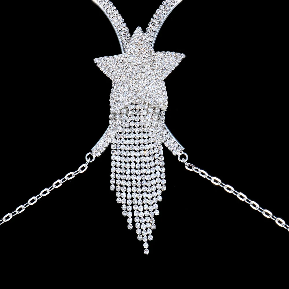 Sexy Fringe Bras Chain Feminine Chest Bracket Rave Party Accessories ...