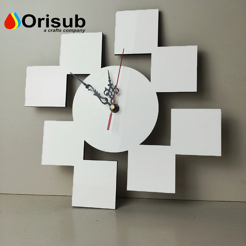 Custom Printable LOVE Wall Clock Wooden MDF Clock for Sublimation ...