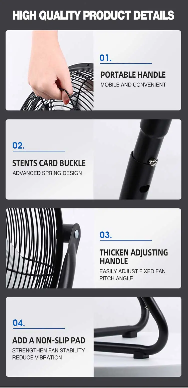 2024 Floor Fan Motor Floor Standing Fan Floor Fan Industrial - Buy ...