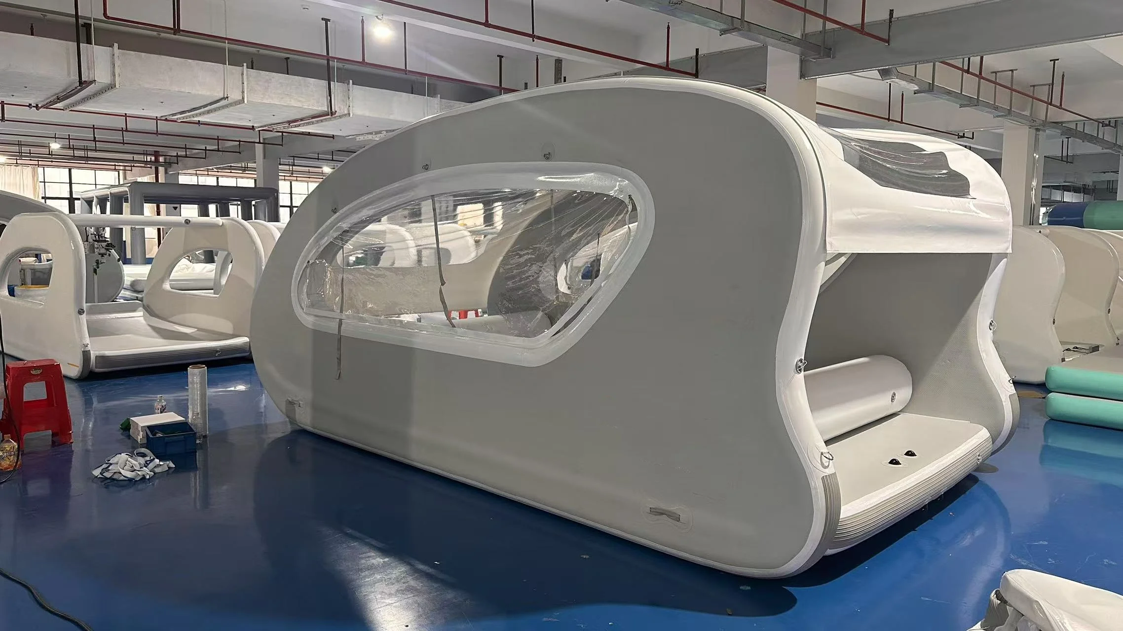 Luxury Catamaran Float Tube Boat - Inflatable House Boat